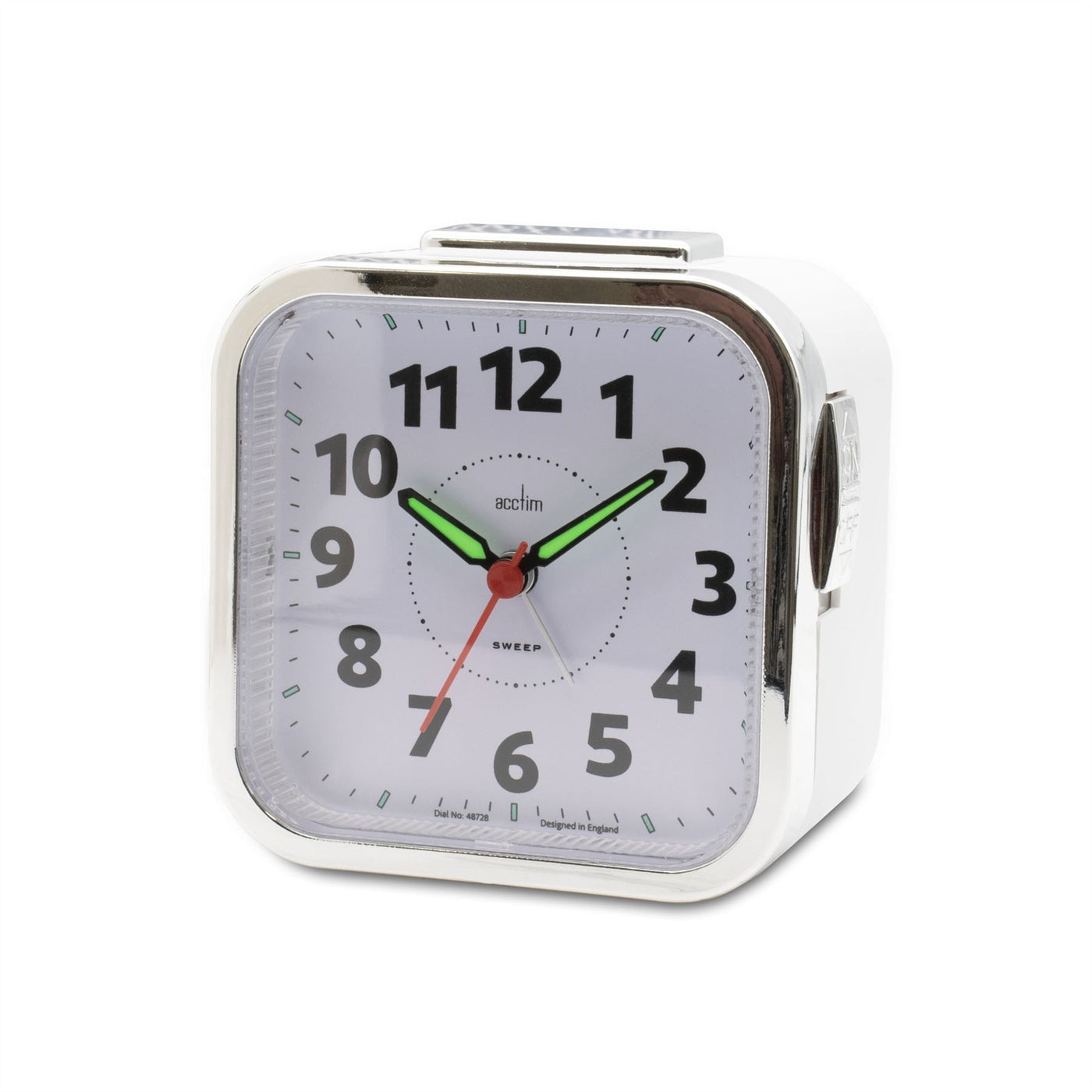 Acctim Otis Square Faced Analogue Alarm Clock — Aspen Of Hereford Ltd