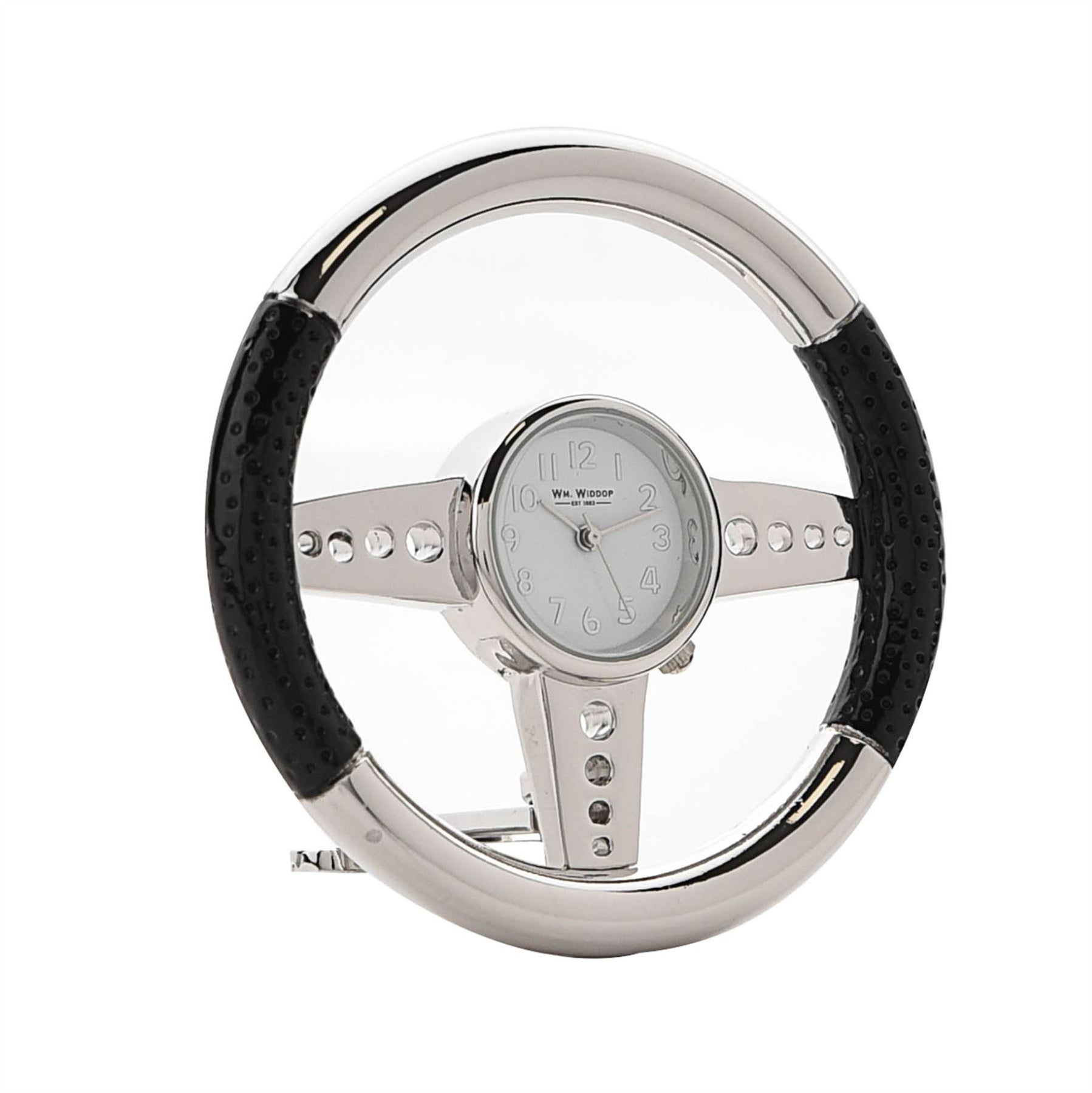 Wm.Widdop Miniature Steering Wheel Clock — Aspen Of Hereford Ltd