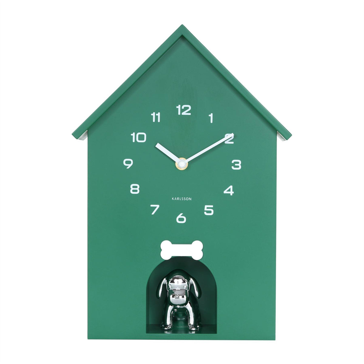 Karlsson Garding Doggy Barking Wall Clock — Aspen Of Hereford Ltd