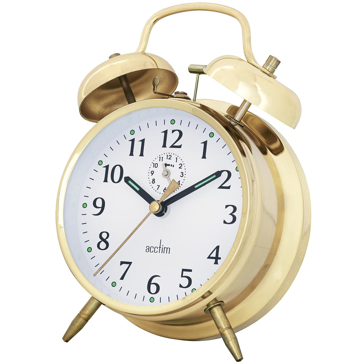 Acctim Saxon Analogue Loud Bell Alarm Clock — Aspen Of Hereford Ltd