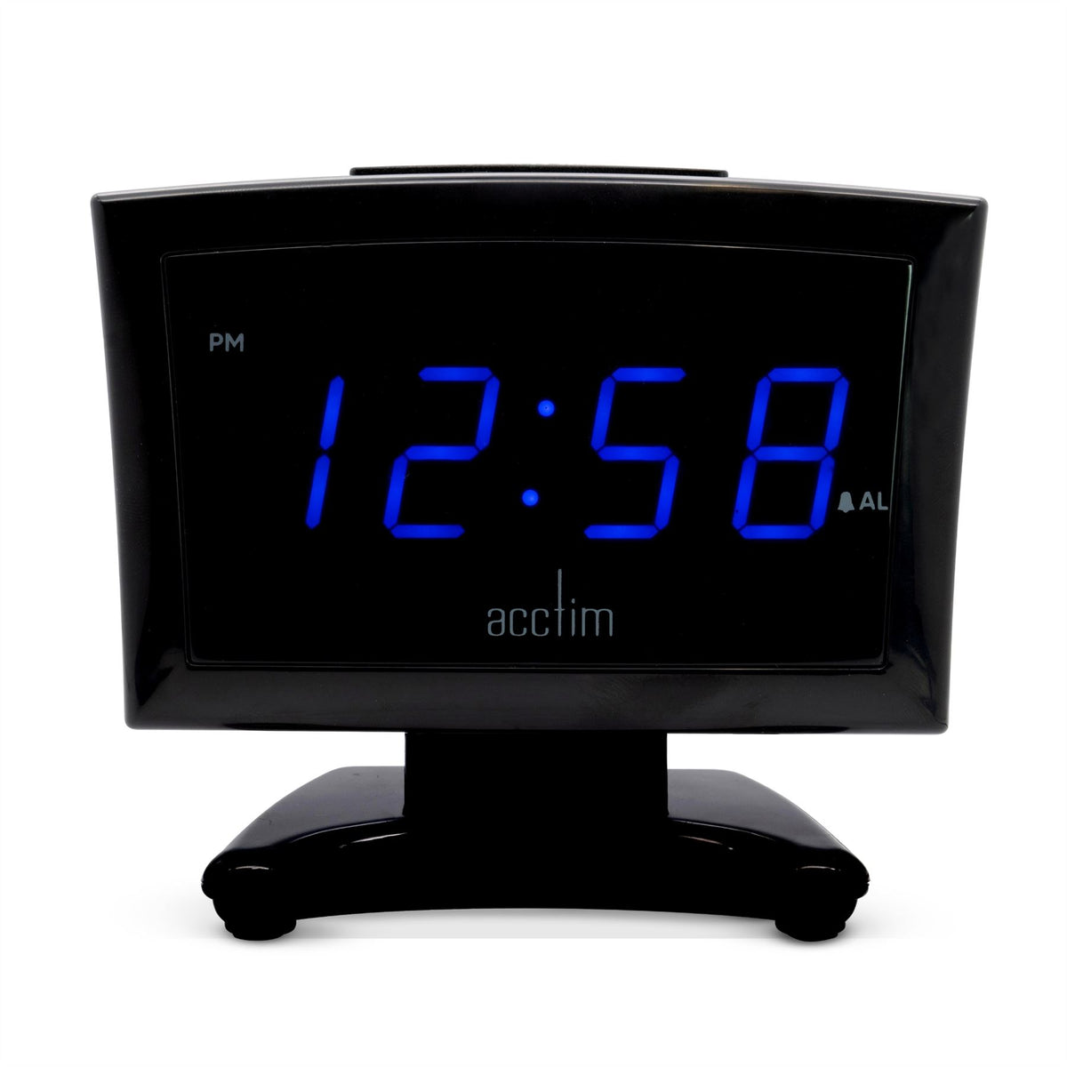Acctim Jenson Black Digital Alarm Clock — Aspen Of Hereford Ltd
