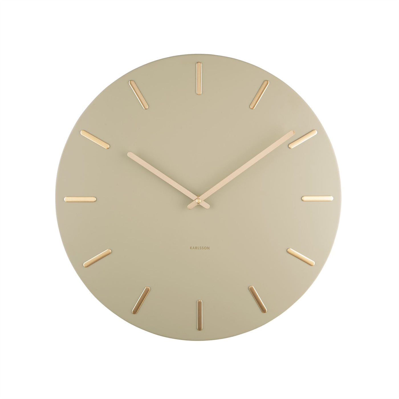 Karlsson Charm Steel With Battons 45cm Wall Clock — Aspen Of Hereford Ltd