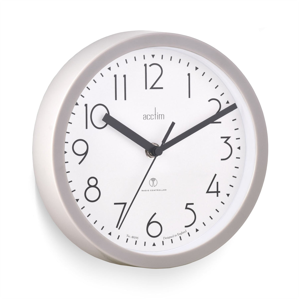Acctim Ditton Wall Clock in Mist — Aspen Of Hereford Ltd