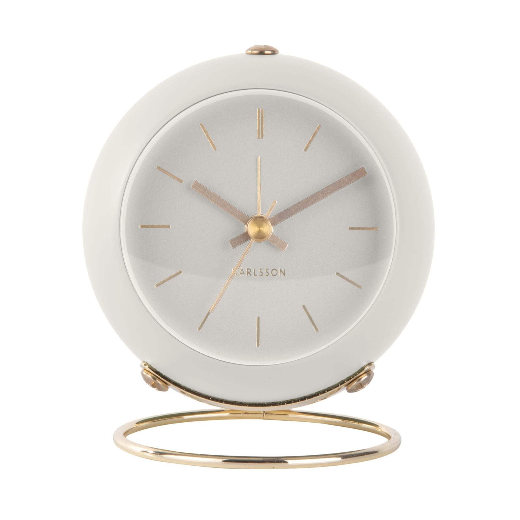 Karlsson Globe Alarm Clock with Silent Movement — Aspen Of Hereford Ltd