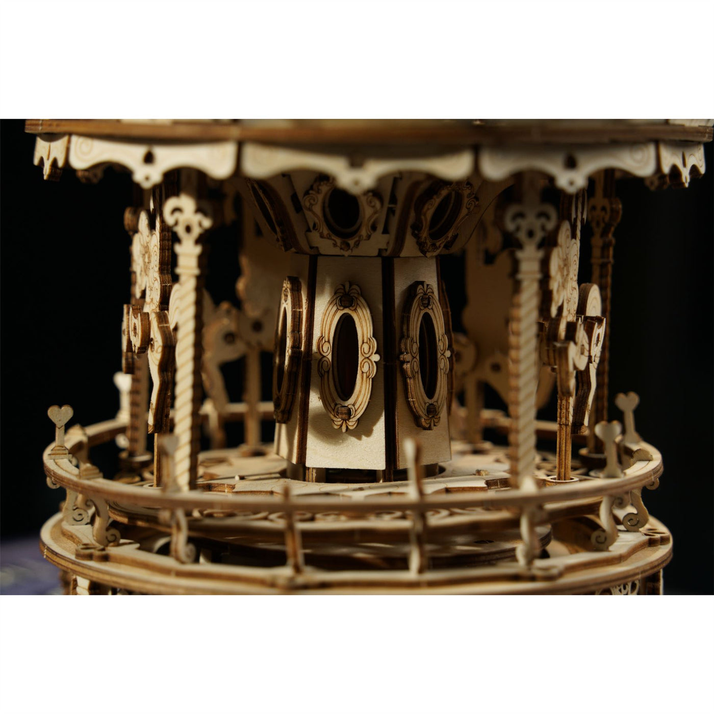 Robotime ROKR Romantic Carousel Building Kit — Aspen Of Hereford Ltd