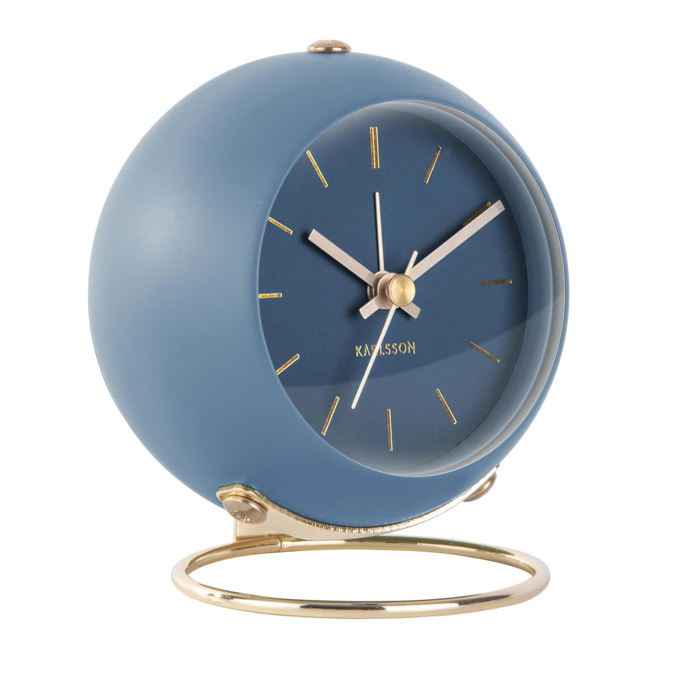 Karlsson Globe Alarm Clock with Silent Movement — Aspen Of Hereford Ltd