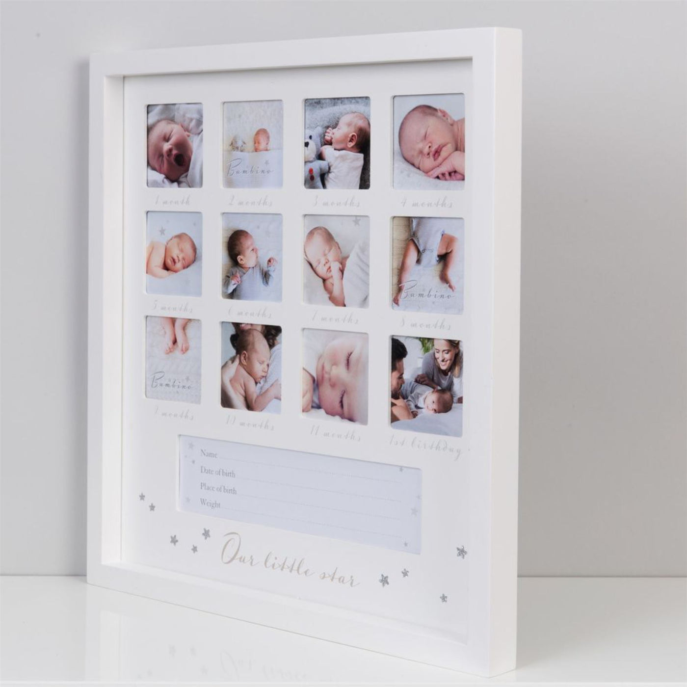 Bambino 1st Year Multi Aperture Picture Frame — Aspen Of Hereford Ltd