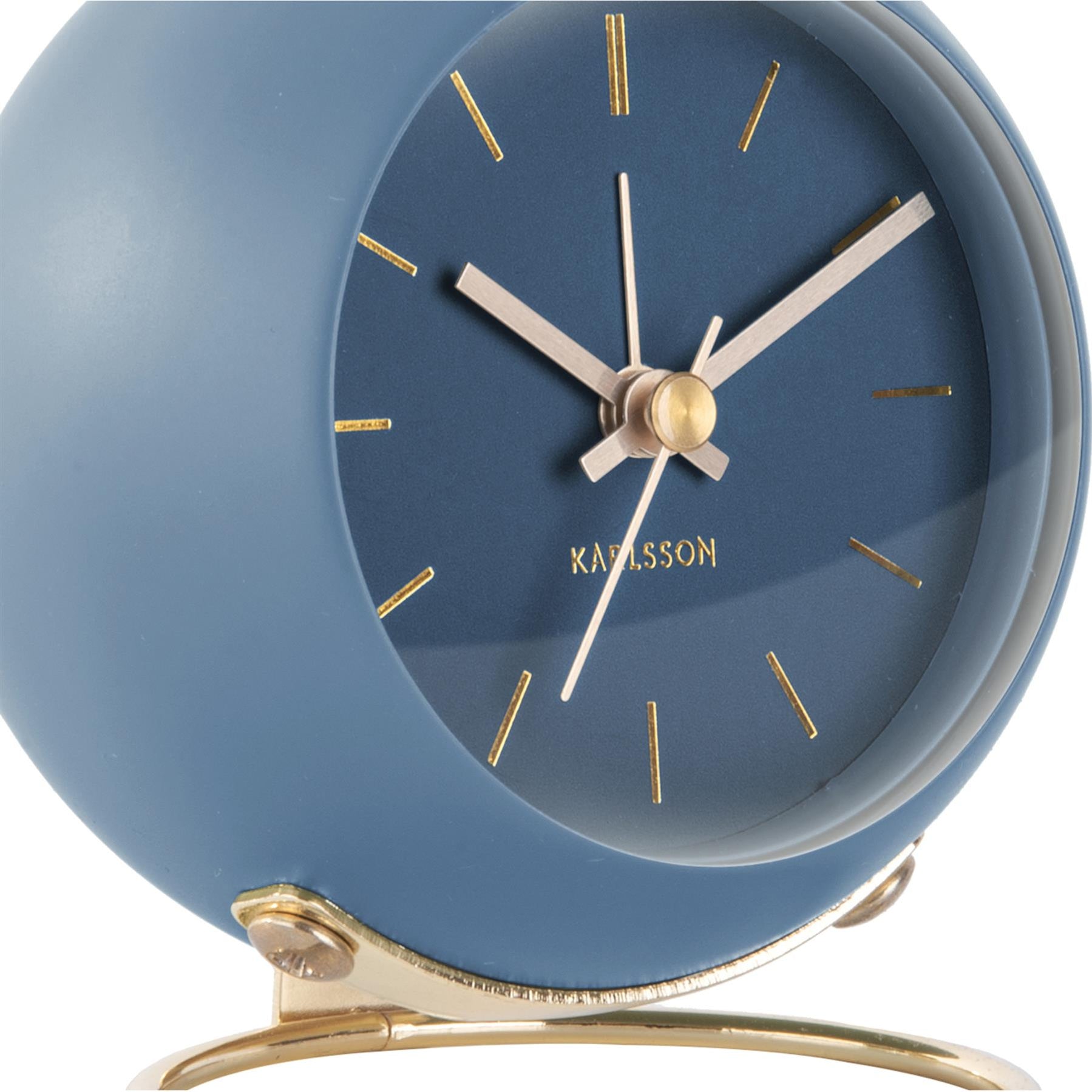 Karlsson Globe Alarm Clock with Silent Movement — Aspen Of Hereford Ltd